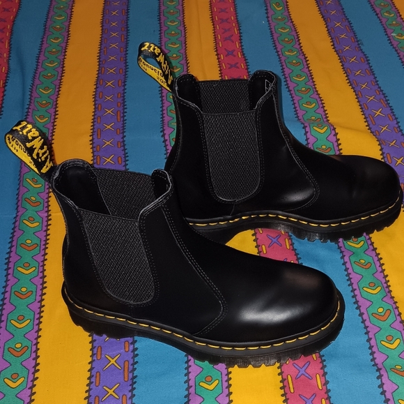 Dr. Martens | Shoes | Doc Martens Bex Smooth Leather Black Boots Dr Air ...